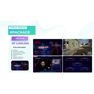 Jasa Design - Advance Package Stream Overlay untuk Live Stream Youtube ...